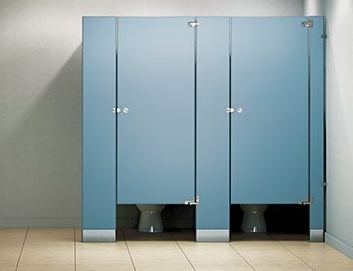Floor Mounted Toilet Partitions - Sales & Installation by GSS