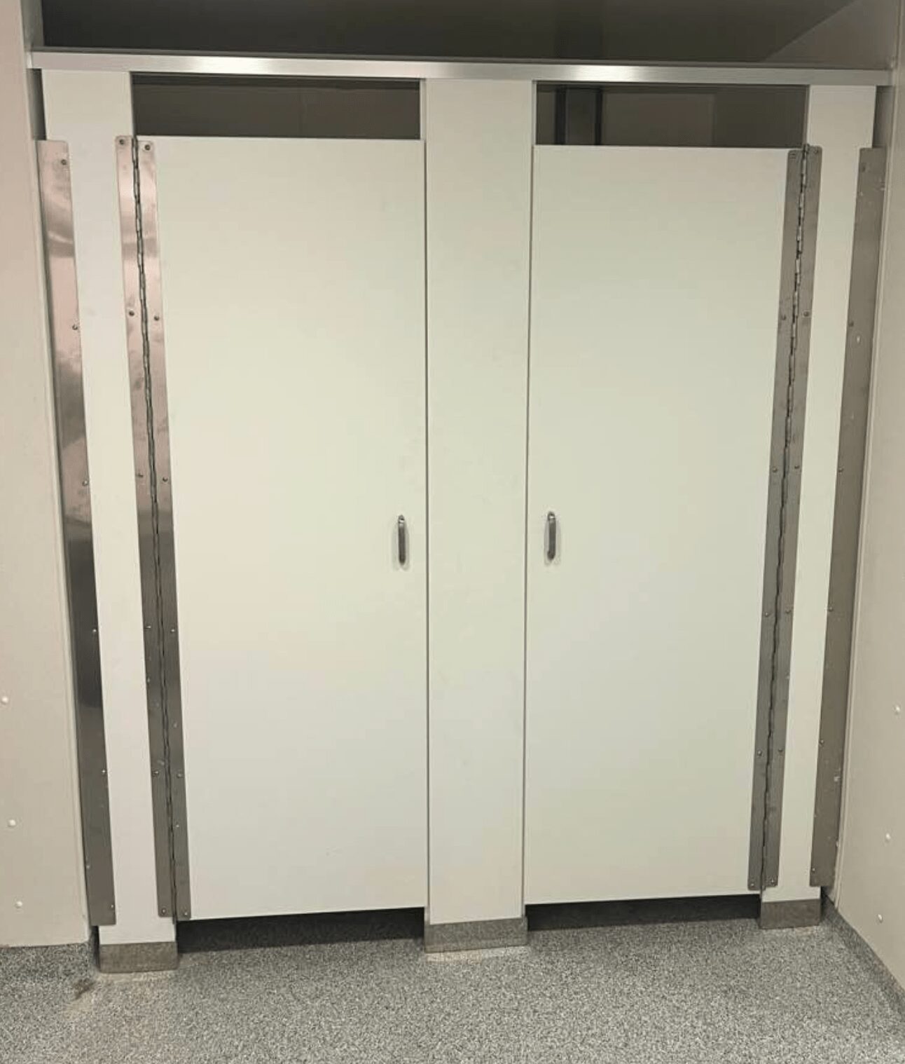 Toilet Partition Installation at the Crossley Hall in New York